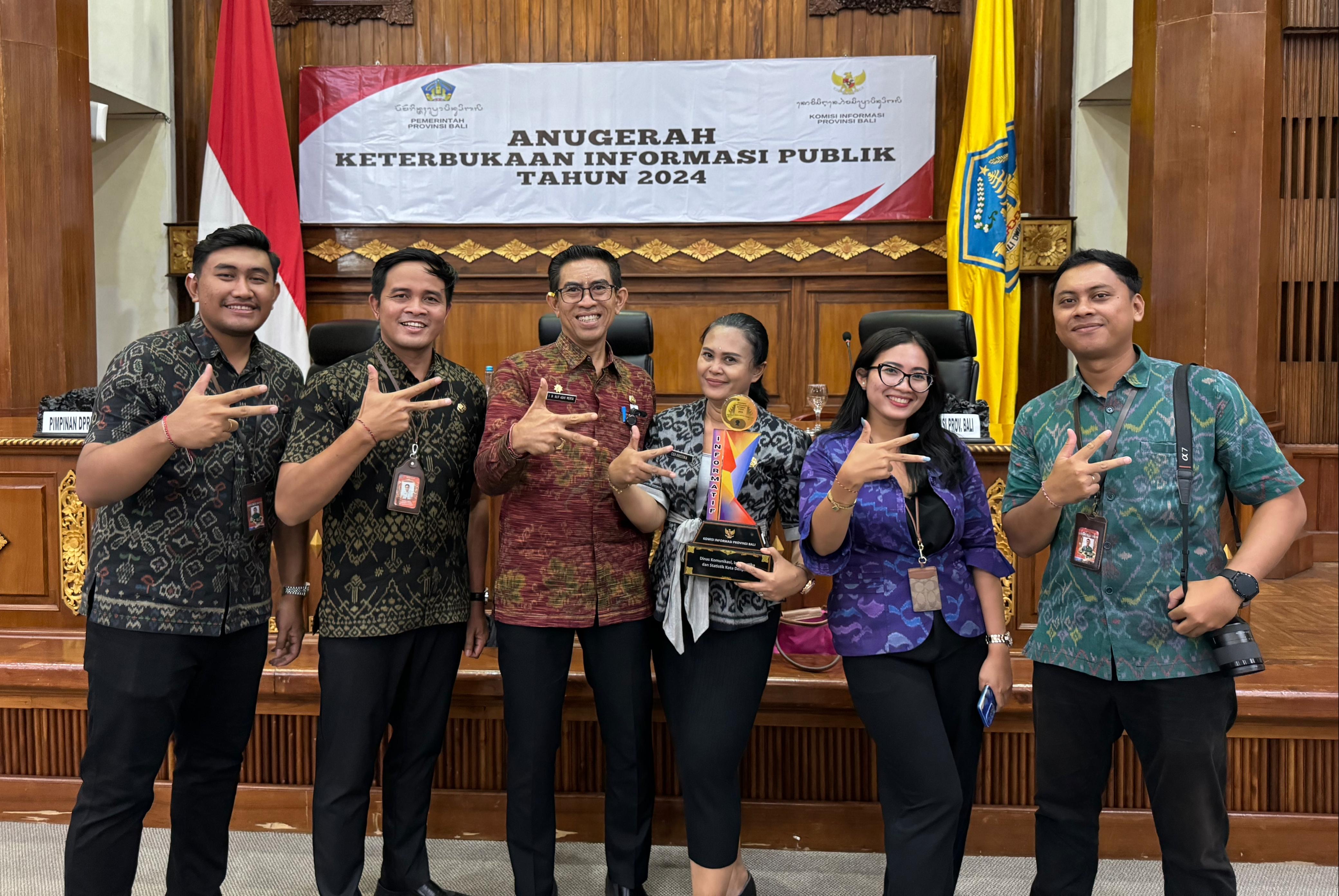 Anugerah Keterbukaan Informasi Publik Tahun 2024 - kominfostatistik.denpasarkota.go.id